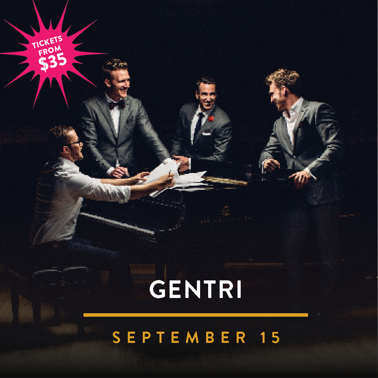 GENTRI - The Gentlemen Trio at Armstrong Auditorium - MetroFamily Magazine