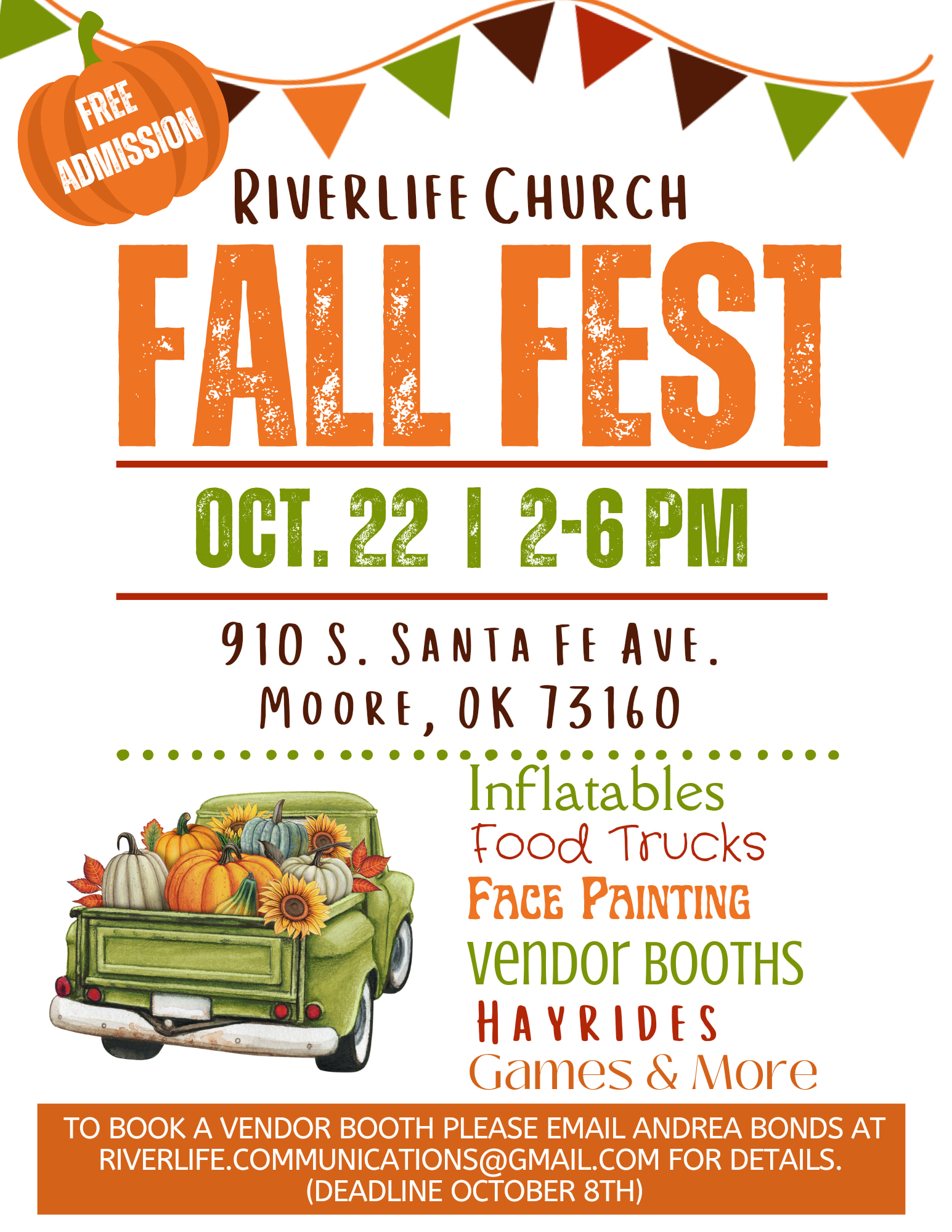 FREE Fall Fest at Riverlife Church - MetroFamily Magazine